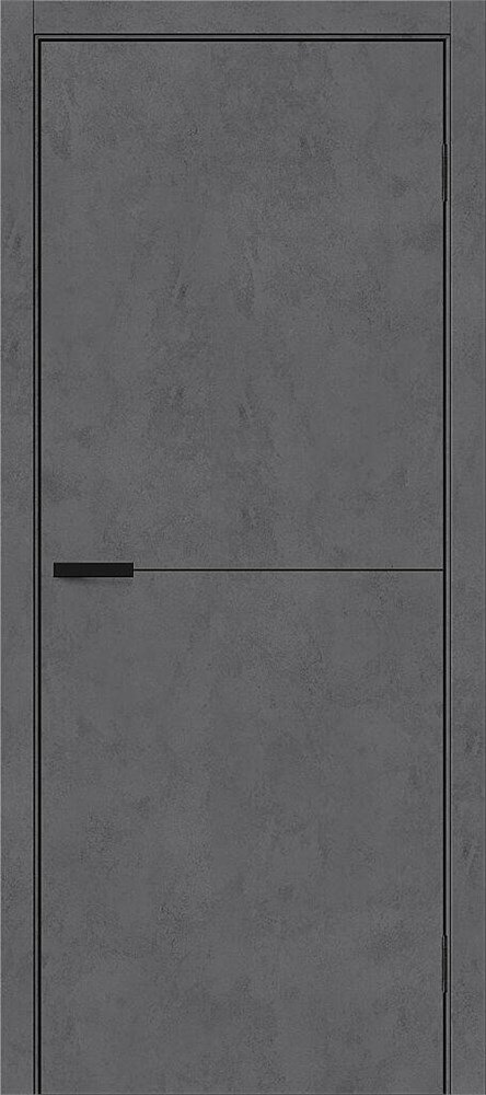 BRAVO Межкомнатная дверь 200*60, Браво-0.21. П, Slate Art , Эко Шпон 200*60 Slate Art