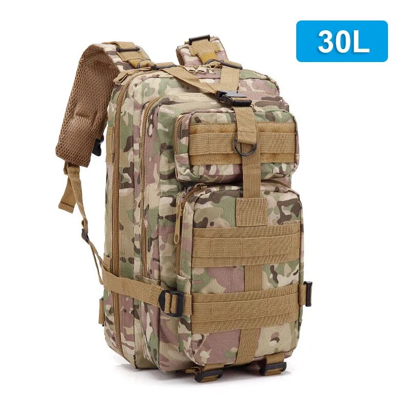 Уличная новая портативная тактическая Сумка MOLLE 3P 30 л/50 л, дорожная сумка для альпинизма, новая портативная тактическая Сумка MOLLE 3P, дорожная сумка CP (30L)