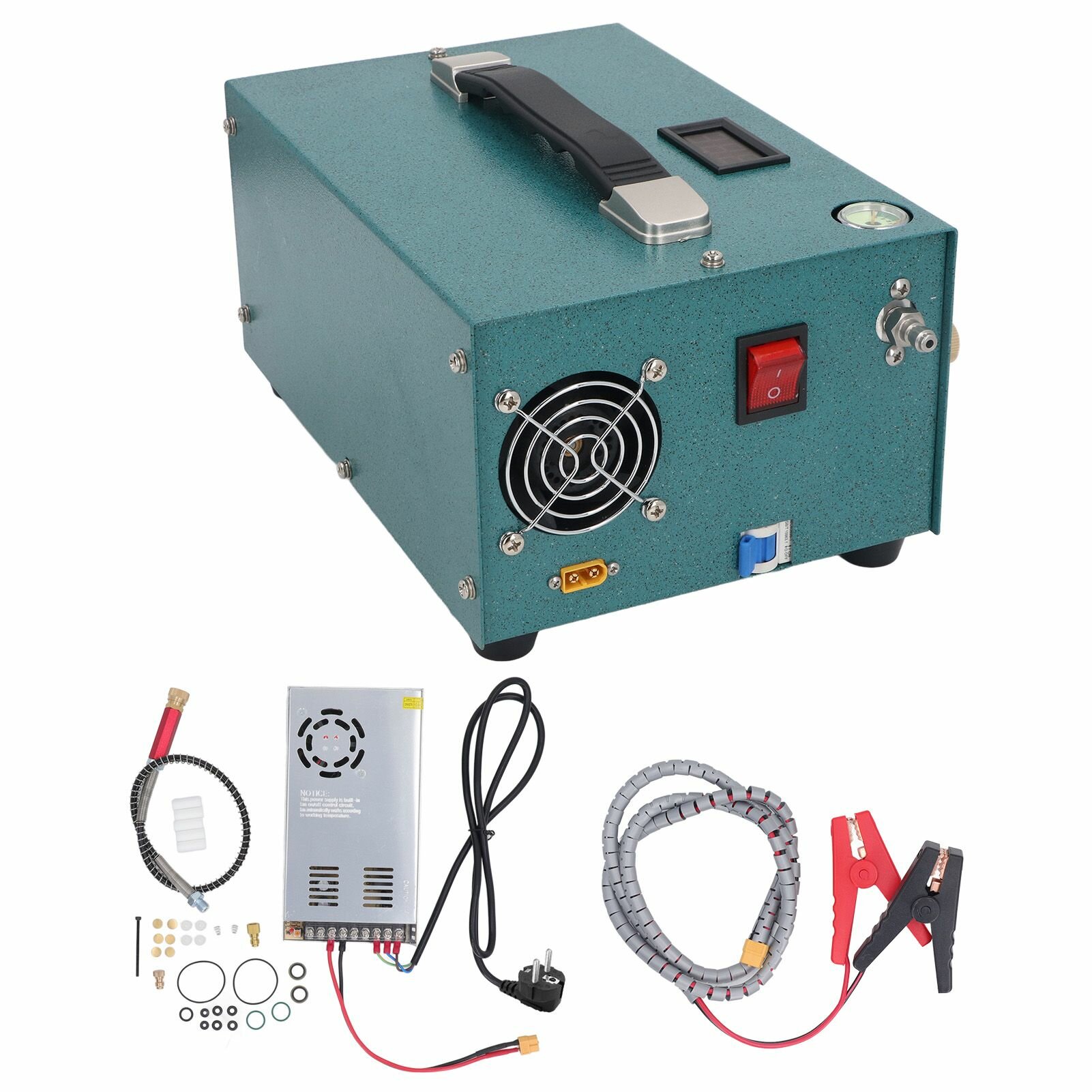 Компрессор 12В 30МПа (4500psi) для PCP, портативный