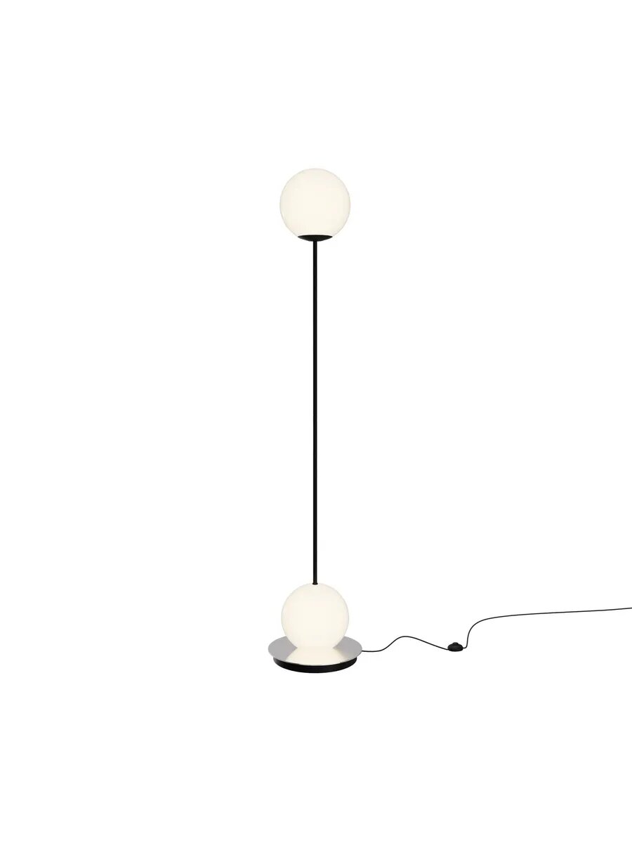 Торшер Maytoni Twins MOD427FL-L20B3K, минимализм, LED, 3000К, IP20, черный/белый