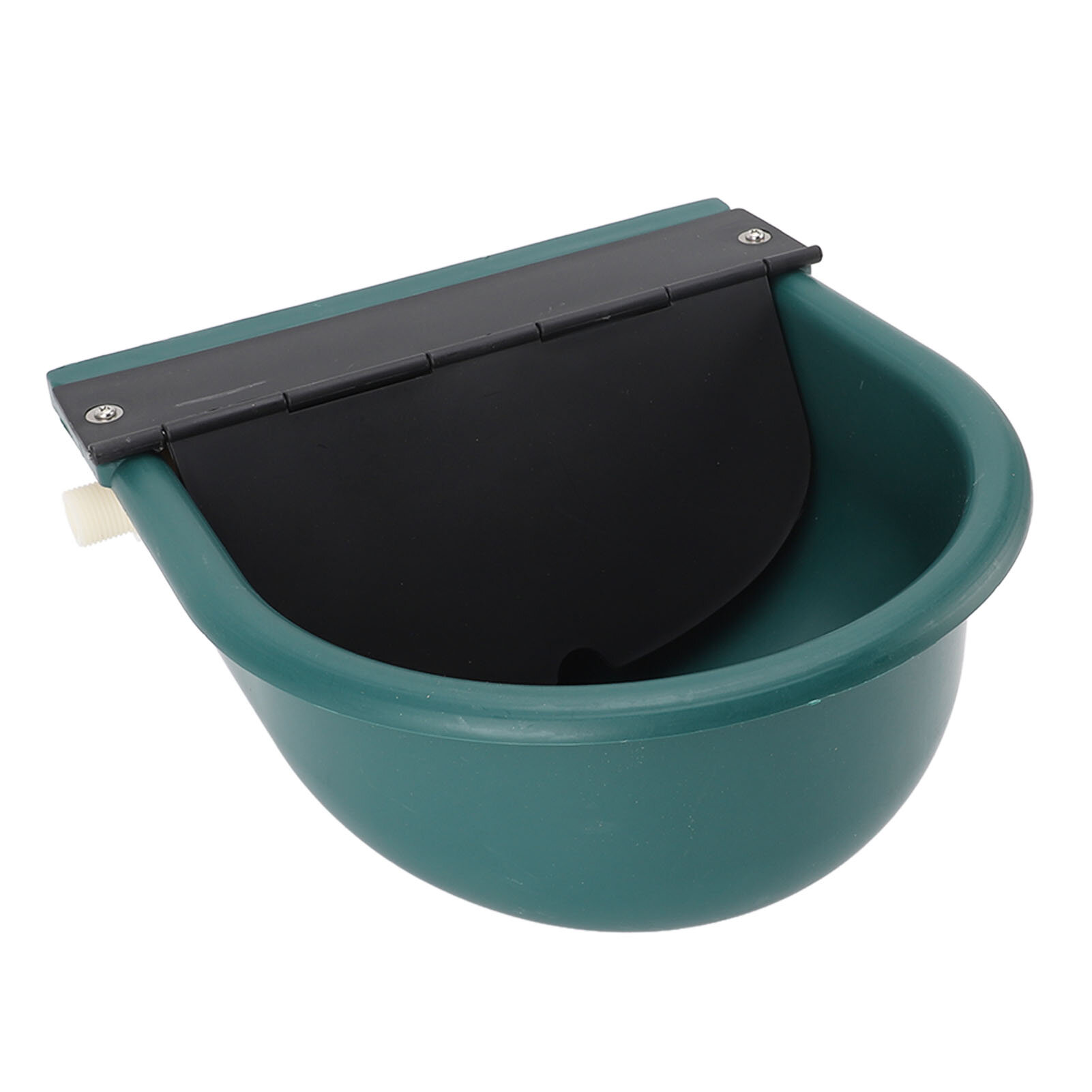 Миска для воды для скота зеленая пластиковая автоматическая кормушка для скота с крышкой поплавковый шар для крупного рогатого скота овец лошадей