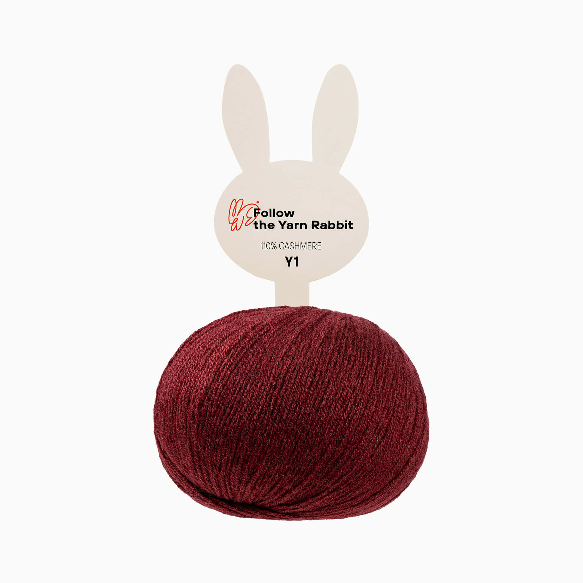 Кашемир 100% Y1 Red Purple Passion 210 м / 50 гр FOLLOW THE YARN RABBIT