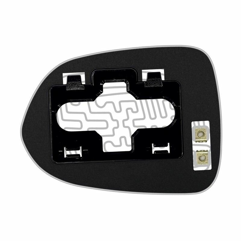 Зеркальный элемент для автомобиля HONDA Fit I (01-04) сфера нейтральный с обогревом правый (пассажирская сторона)