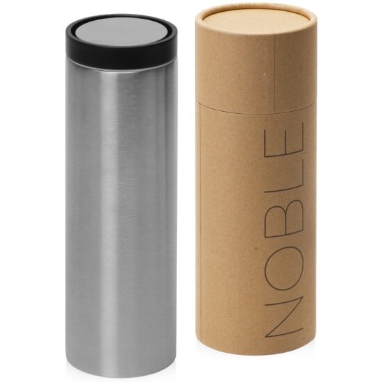 Термокружка Waterline "Noble" 450 мл, вакуумная, с крышкой 360, нерж. сталь, серебристый (813000W)