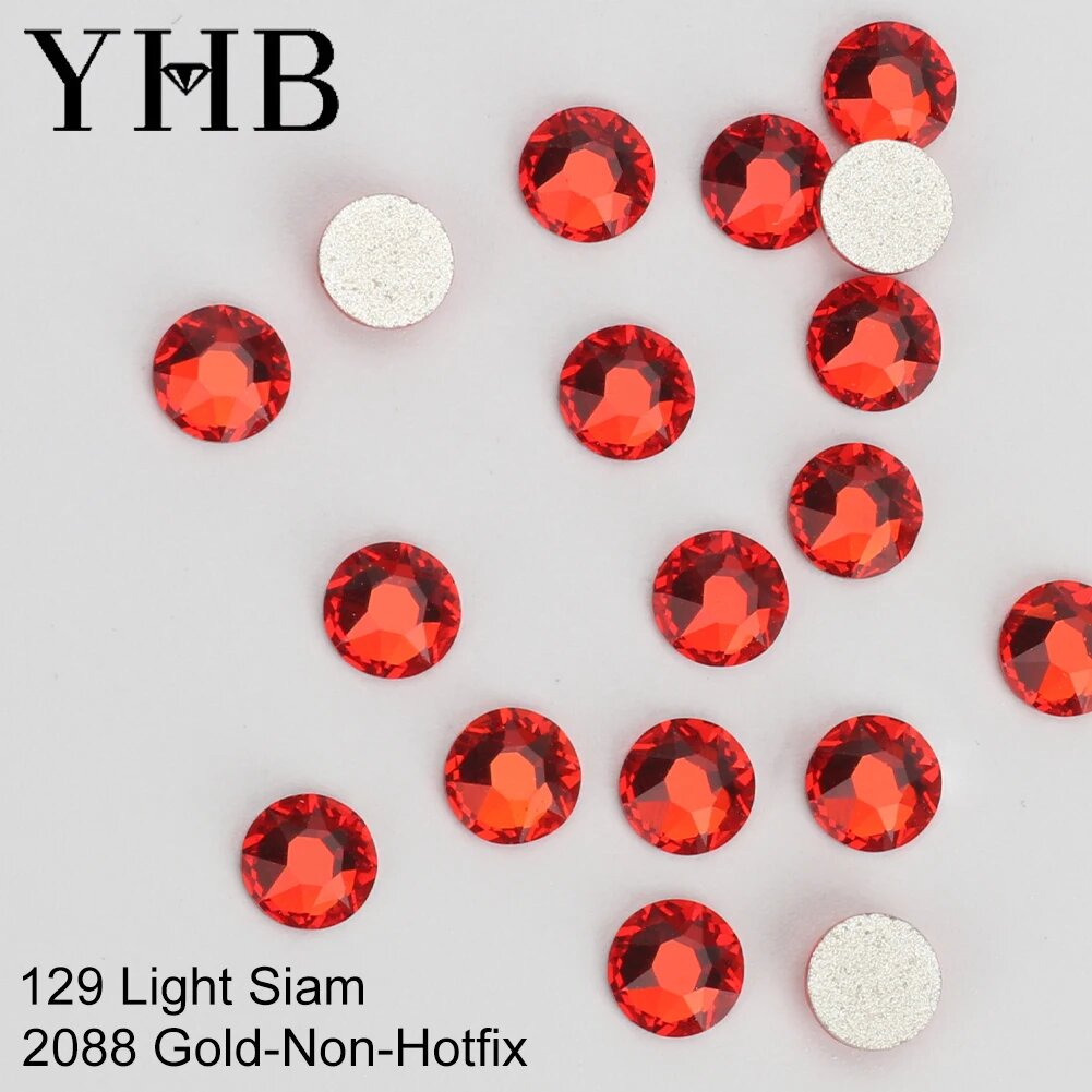 Стразы YHB 129 Light Siam, Красный, SS30, 288шт