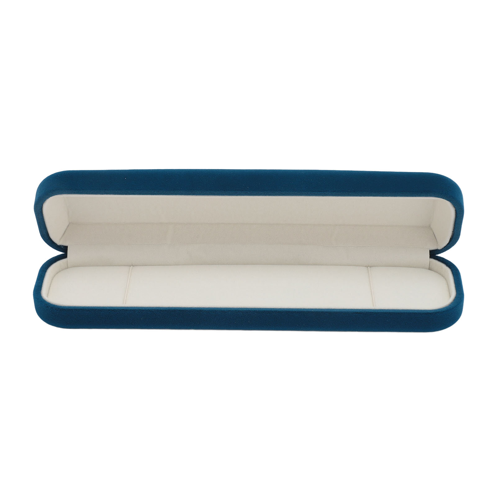 Мягкий бархатный подарочный футляр для ювелирных изделий с роскошной подкладкой, модный футляр для хранения синего браслета-цепочки, бархатный футляр для ювелирных изделий