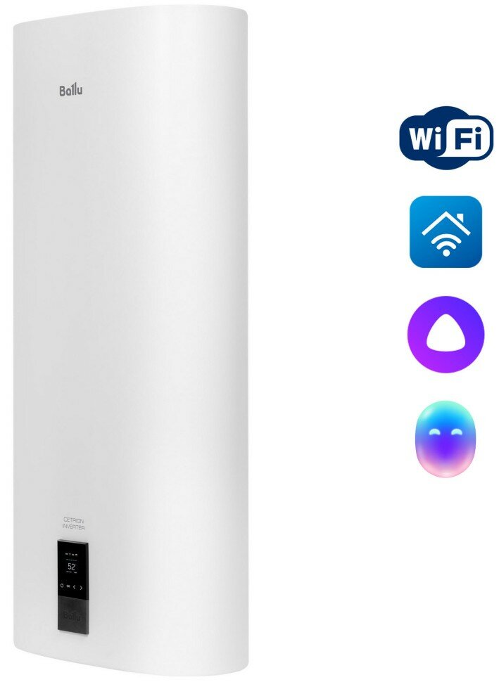 Электрический накопительный водонагреватель Ballu BWH/S 50 Cetrion Inverter