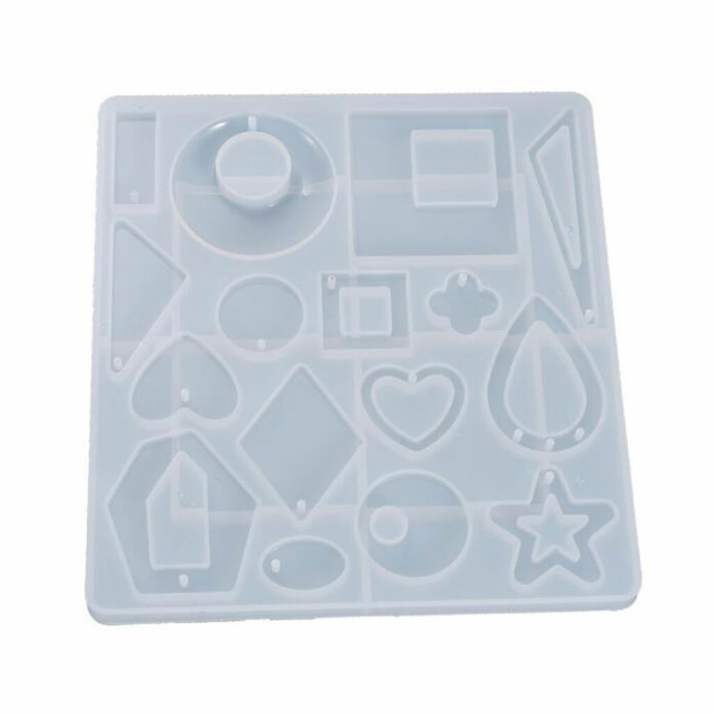 Сделай сам кристаллическую эпоксидную форму неправильной формы для сережек