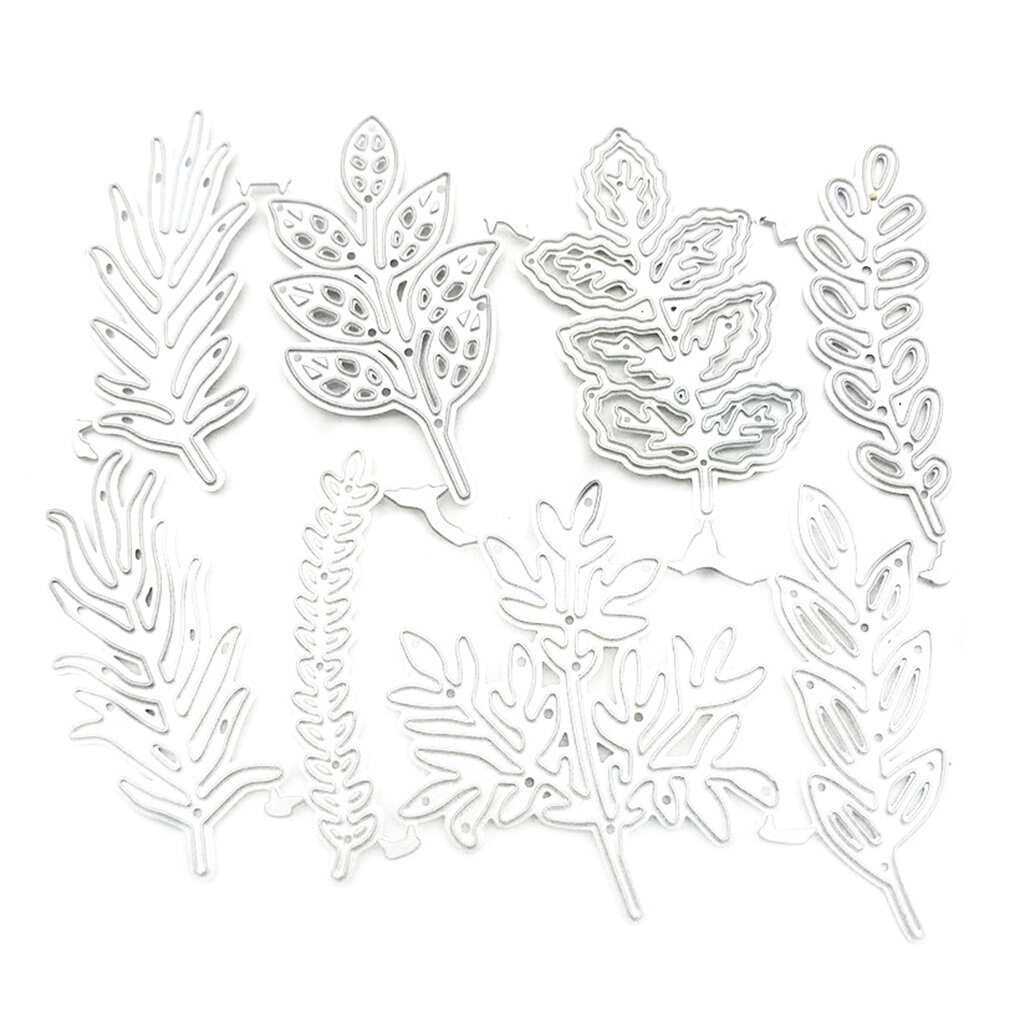 Листья Металлические режущие штампы Трафарет DIY Альбом для вырезок Бумажная Карточка Шаблон Формы