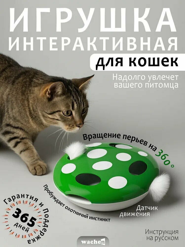 Электрическая умная игрушка-заменитель перьев для кошек, интерактивная, съемная, для обучения питомцев