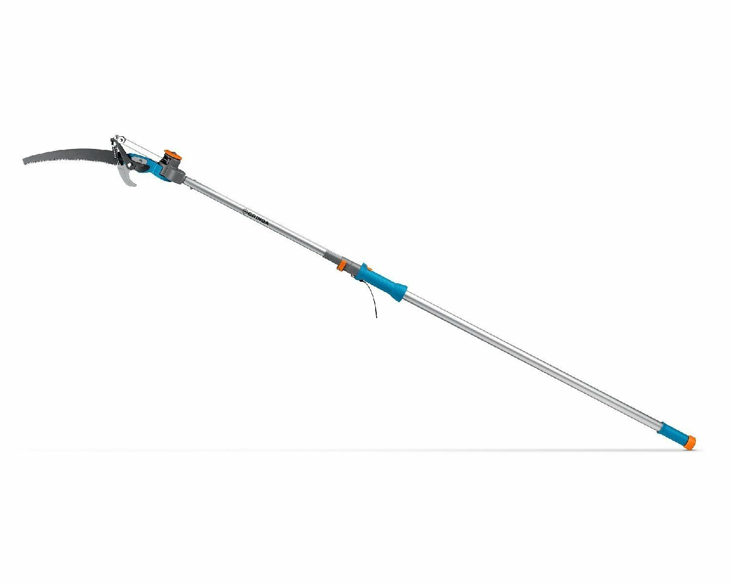 GRINDA GX-4000, длина 2-2,8 м, пила 350мм, рез до 30 мм, лезвия из нержавеющей стали, телескопический высоторез с пилой, PROLine (424530) (424530)
