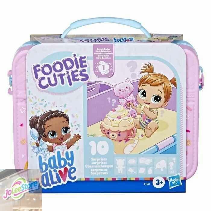 Кукла hasbro Baby Alive Foodie Cuties F3551 Дорожный набор с куклой