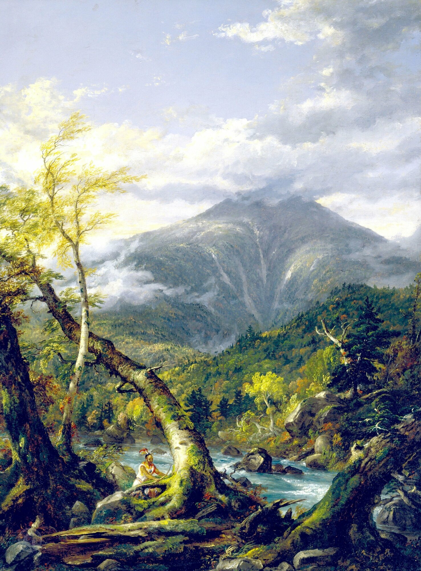 Картина Коула Томаса Индийский перевал 59х80 см