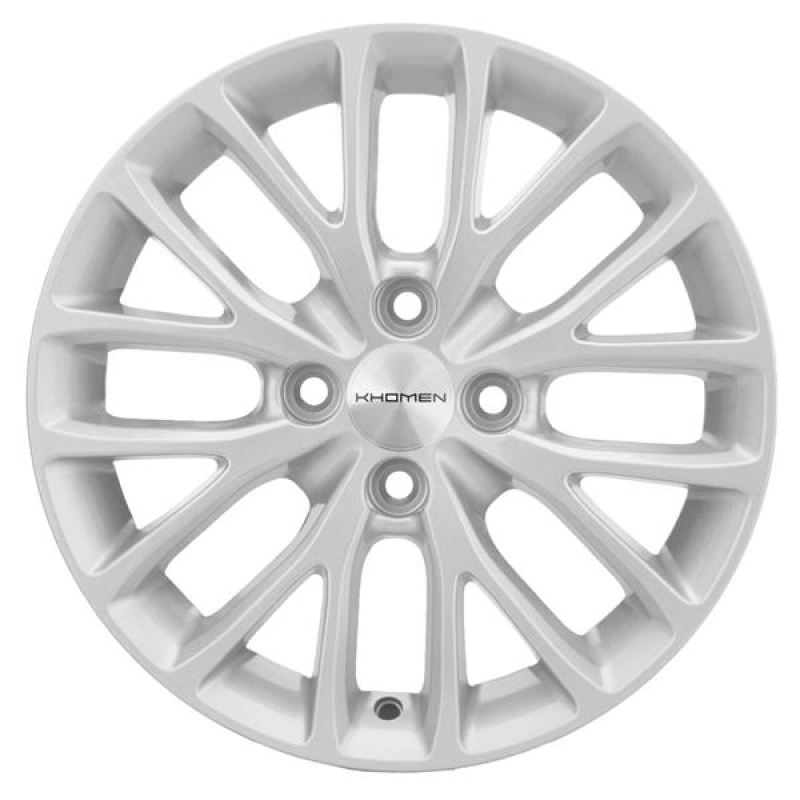 Диск колесный Khomen Wheels KHW1506 (Logan) 6,0x15 4x100 Dia60.1 ET40 цвет F-Silver