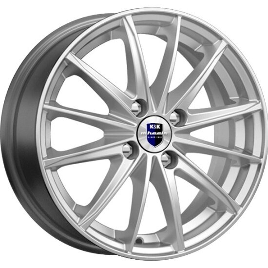 Диск K&k Пойнт Бланк 6x15/4x100 D67.1 ET45 сильвер