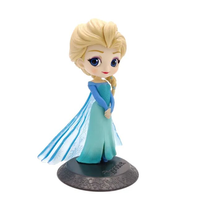 Фигурка Disney Q Posket Princesse Tangle Рапунцель Ариэль Эльза Русалочка Белла Фигурка игрушки Торт Машина Украшение Подарок на день рождения,