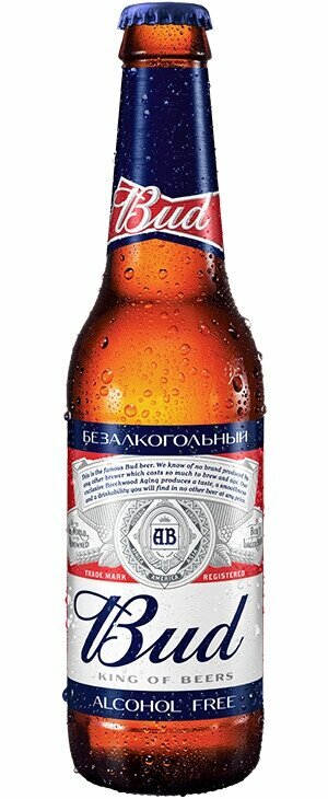 Пиво "Bud" Alcohol Free, 24 шт, 0.33 л