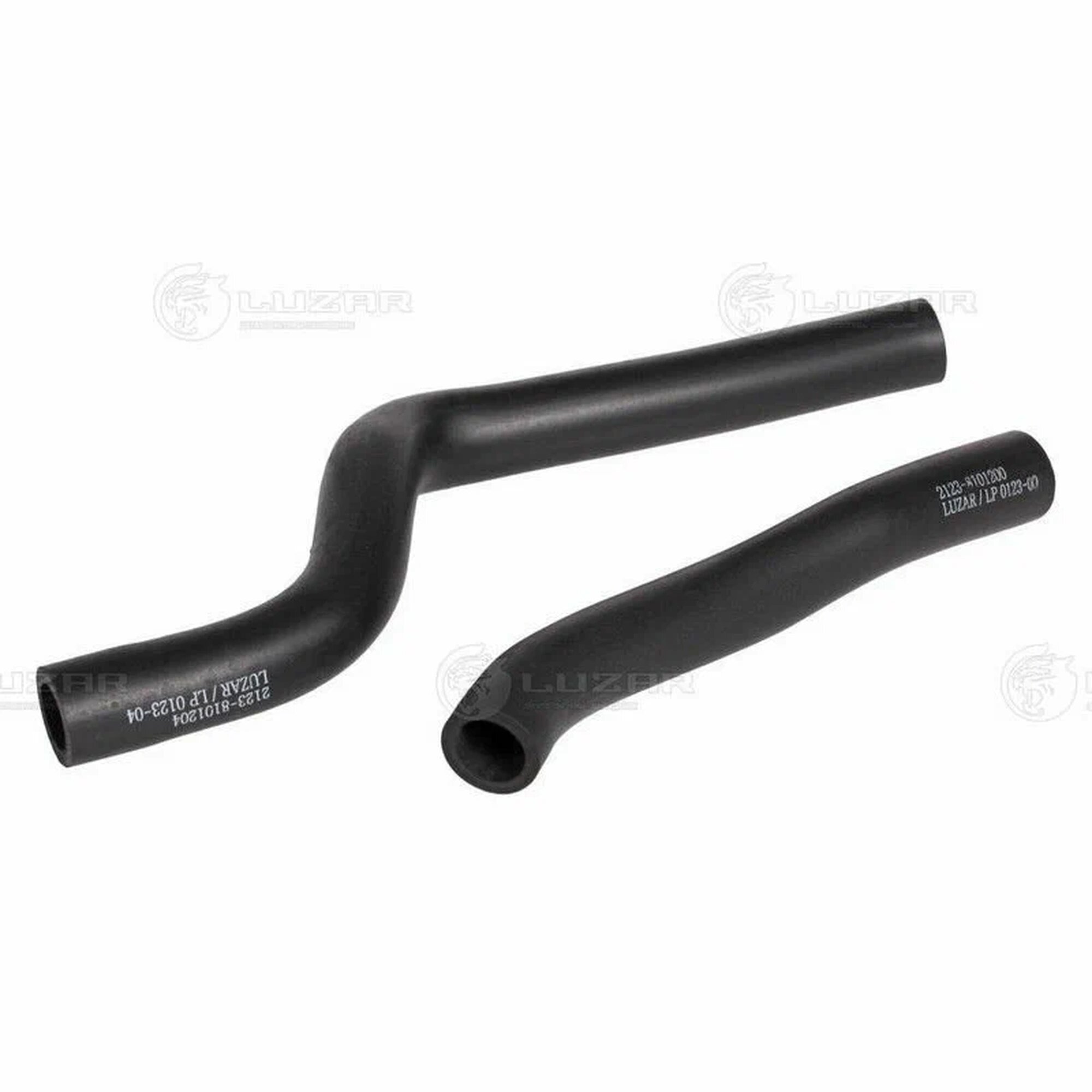 Патрубки отопителя для а/м Chevrolet Niva/Лада 2123, LUZAR LPKH0123 (2 шт.)