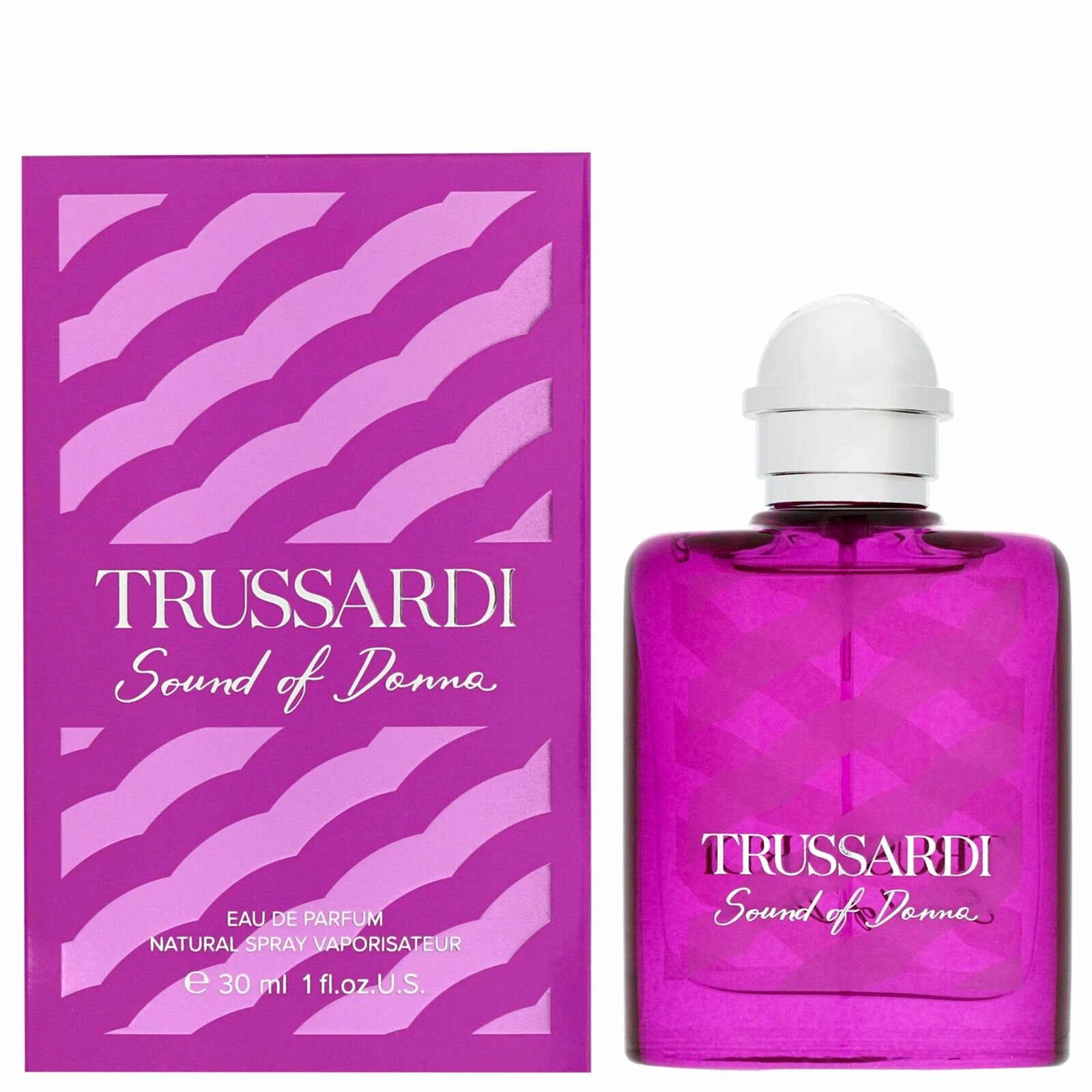 Парфюмерная вода для женщин Trussardi Sound of Donna 30 мл гурманские духи сливки с миндалём, восточно-цветочный аромат