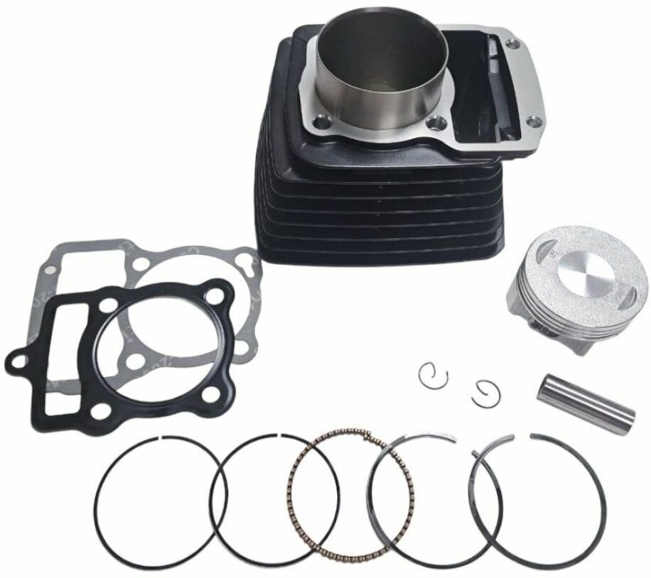 ЦПГ (поршневая) 166FMM (CGN250, 8 ребер, высота 107 мм, палец 15 мм, под толкатели)