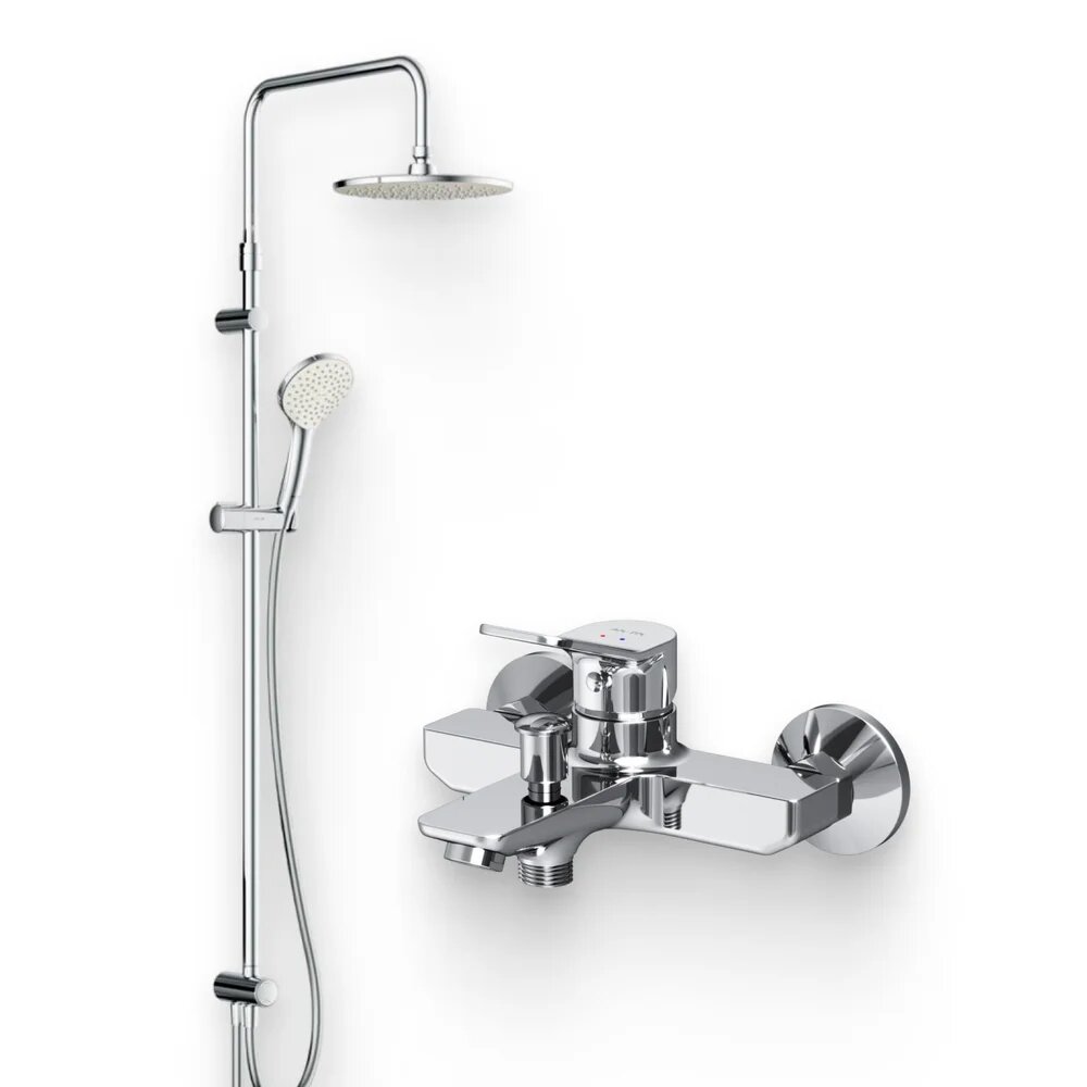 Душевой комплект Смеситель AM.PM X-Joy хром / Стойка Gem F0790000