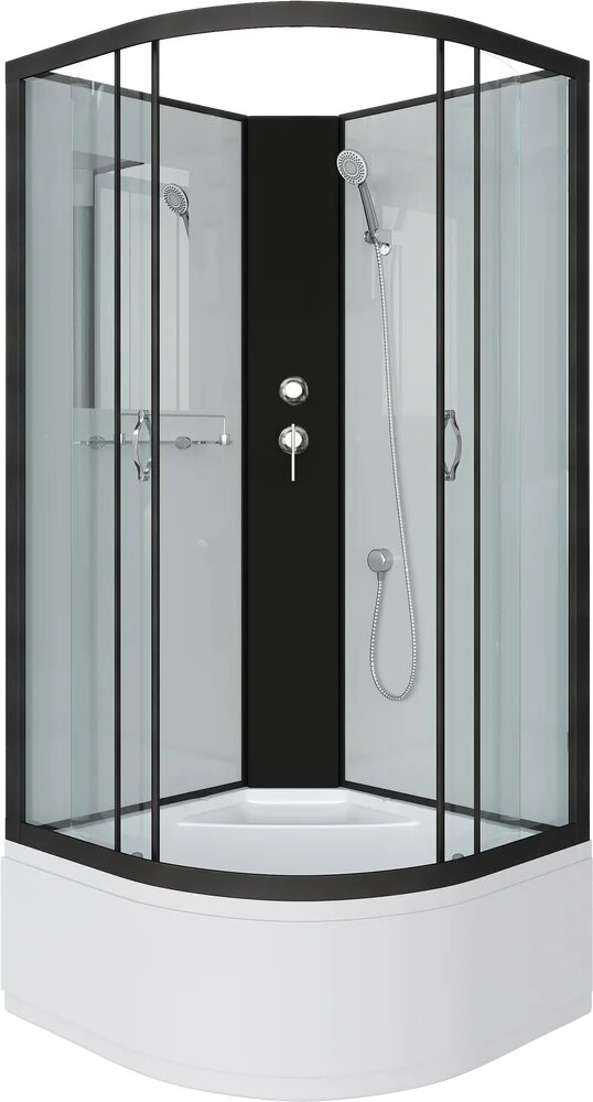 Душевая кабина Niagara Classic NG-6707-14BK 80x80 см, без крыши