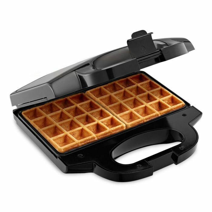 Вафельница Kitfort КТ-4684, черный/серебристый, Мощность 750 Вт