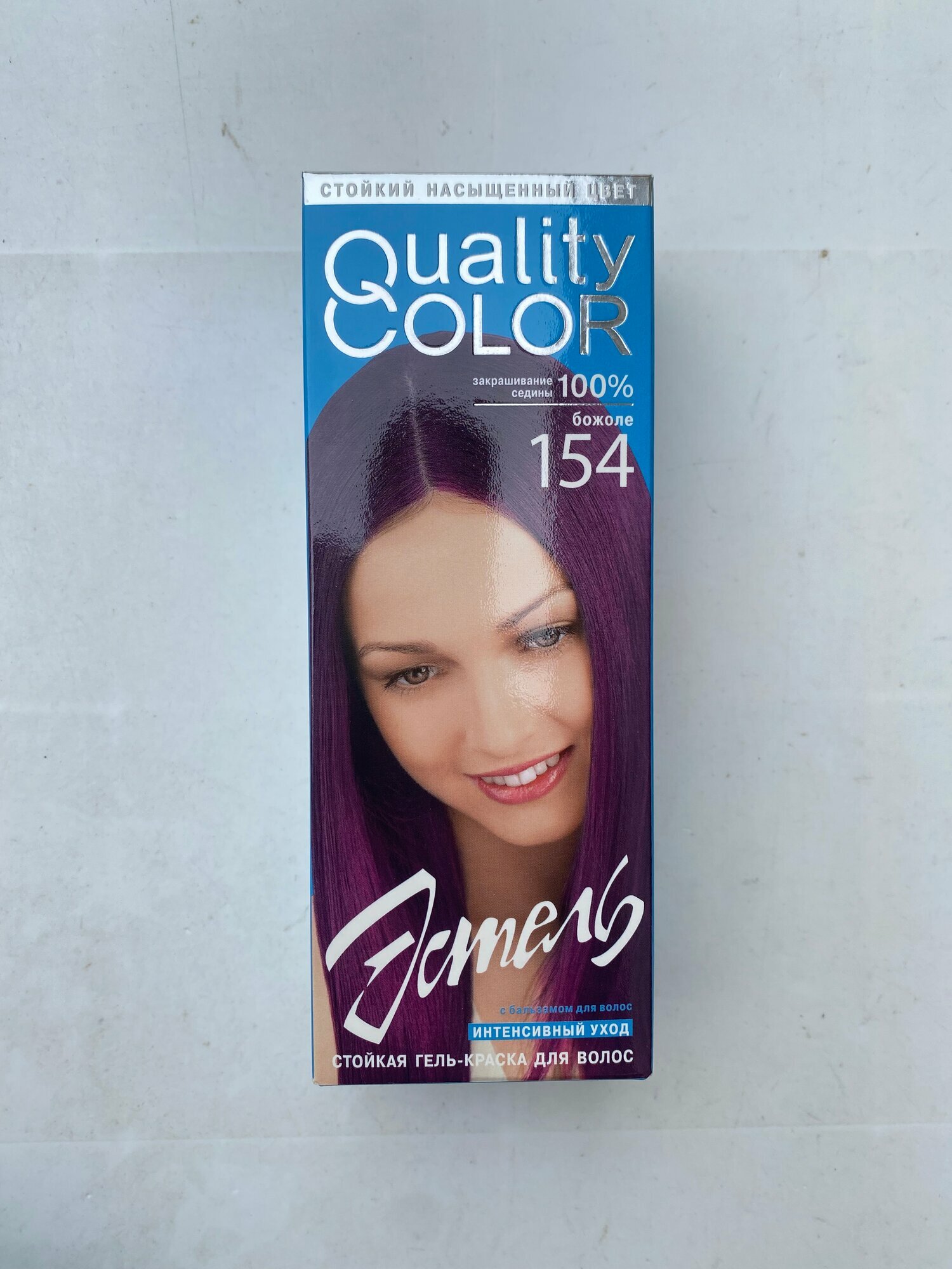 Гель-краска для волос Quality Color №154 божоле