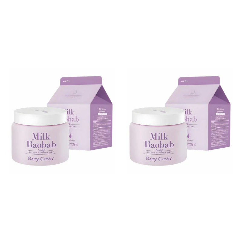 Крем MILK BAOBAB Baby для тела детский Milk Baobab Baby Cream, 280 g, 2 штуки