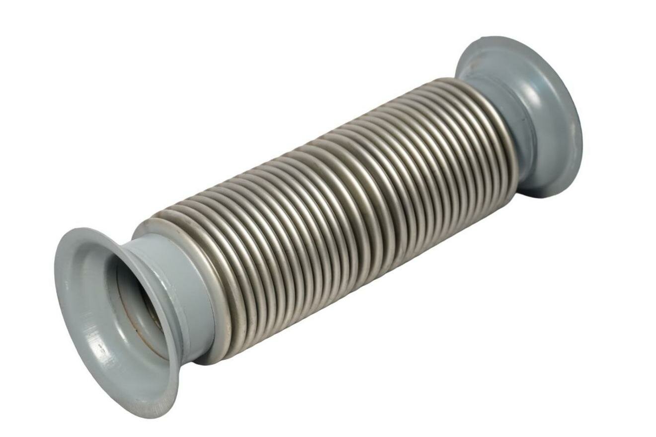 Сильфон 6520 в сборе L 360 мм, D 80 мм гофра нержавеющая сталь 0,35 мм (под хомуты) 6520-1203012-31