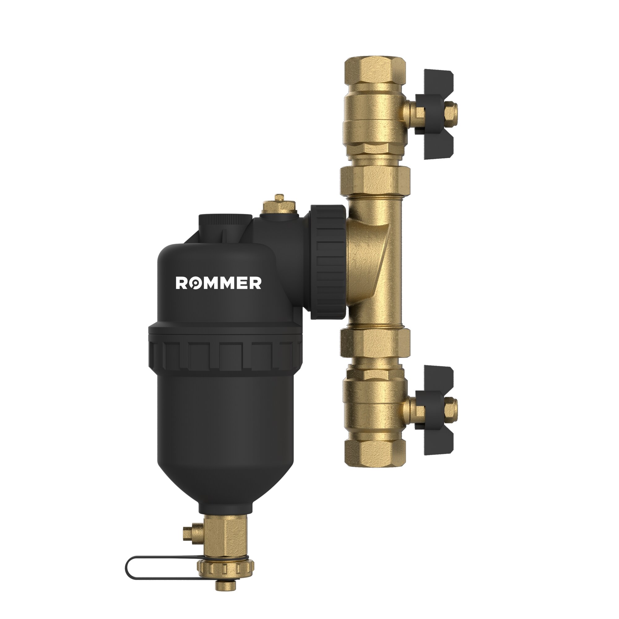 Сепаратор шлама поворотный с магнитом ROMMER 3/4"