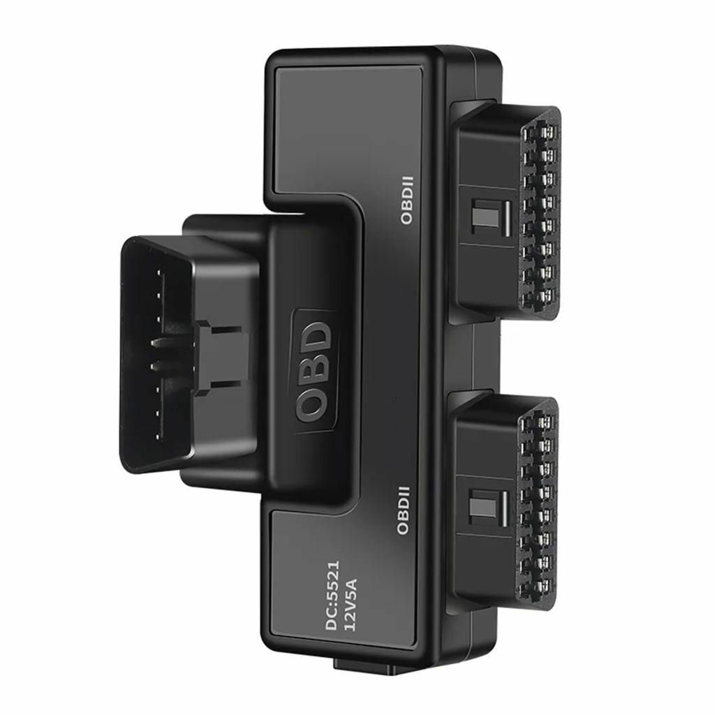 OBD2 одноточечный кабель-переходник с двумя переходниками, 16-контактный 16-жильный автомобильный и грузовой универсальный ремень new energy obd DC552