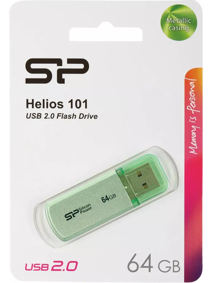 Флеш-накопитель 64Gb Helios 101 SP064GBUF2101V1N USB2.0