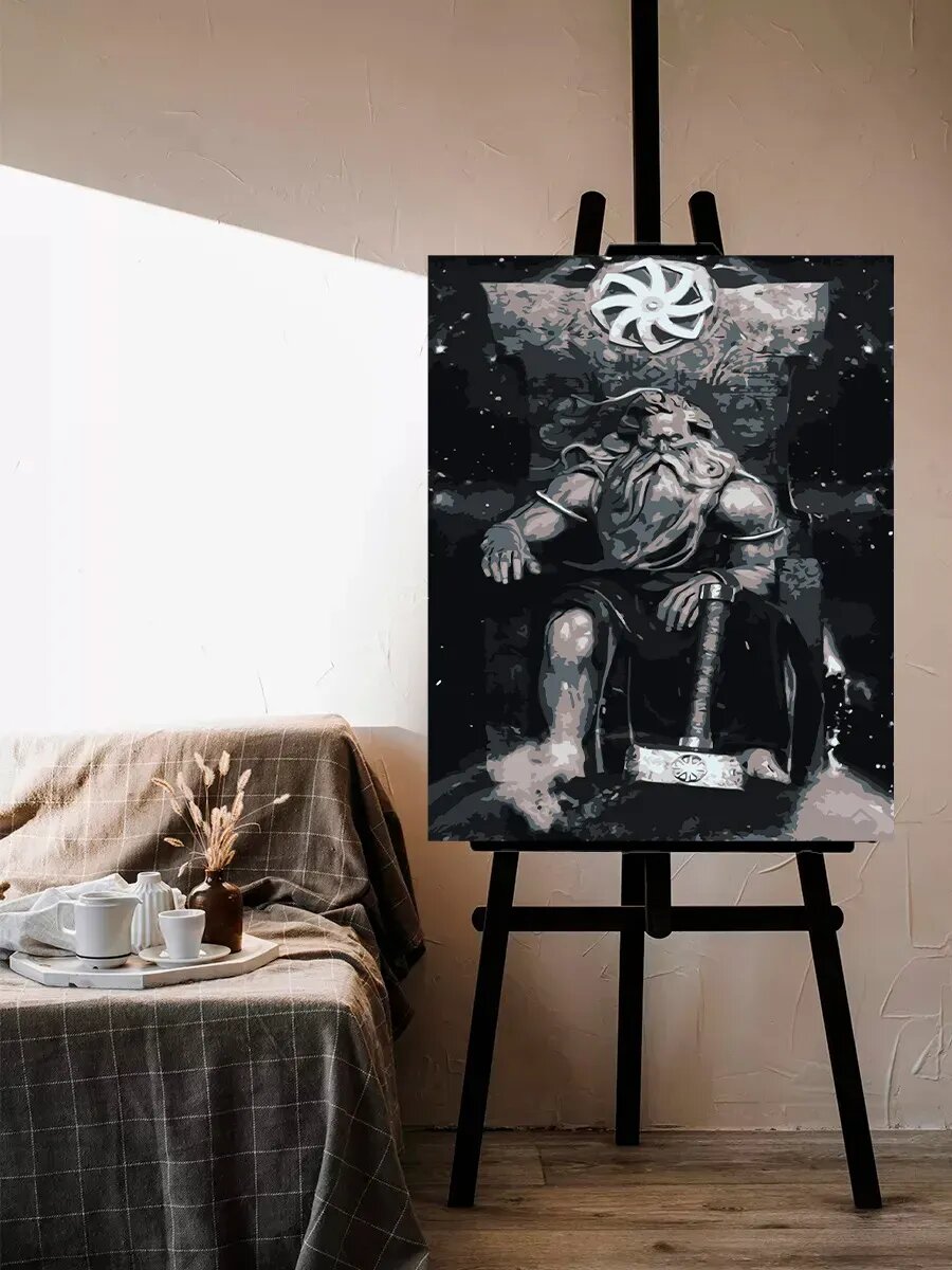 Картина по номерам Сварог Славянский Бог Кузнец Религия