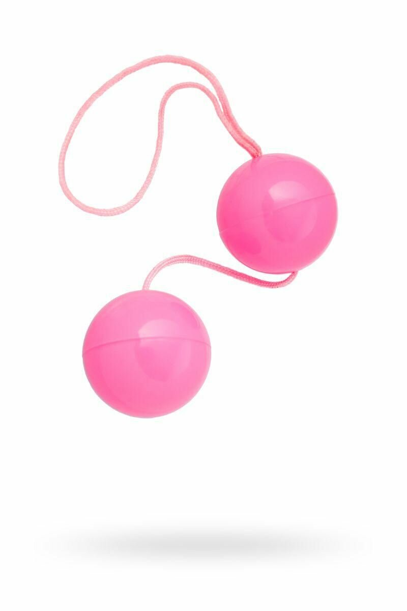 Вагинальные шарики TOYFA Basic, ABS пластик, розовый, 20,5 см, 3,5 см