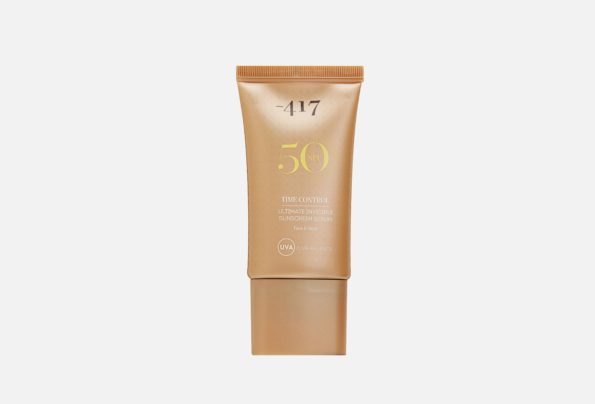 Антивозрастная солнцезащитная сыворотка для лица и шеи SPF 50 MINUS 417 ultimate invisible 40 мл