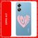 Чехол на Oppo A17 / Оппо A17 с принтом "Love heart 3 - 14 февраля", прозрачный