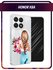 Чехол на Honor X8A / Хонор X8A с принтом Букет для девушки, прозрачный