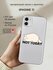 Чехол на Apple iPhone 11 / Айфон 11 с принтом "Cat not today", прозрачный