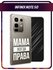 Чехол на Infinix Note 50 / Инфиникс Нот 50 с принтом "Мама права", прозрачный