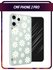 Чехол на CMF Phone 2 Pro / CMF Фон 2 Про с принтом "Большие ромашки", прозрачный