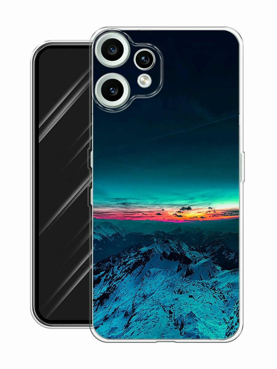 Чехол на CMF Phone 2 Pro / CMF Фон 2 Про с принтом "Закат в горах" — фото 1