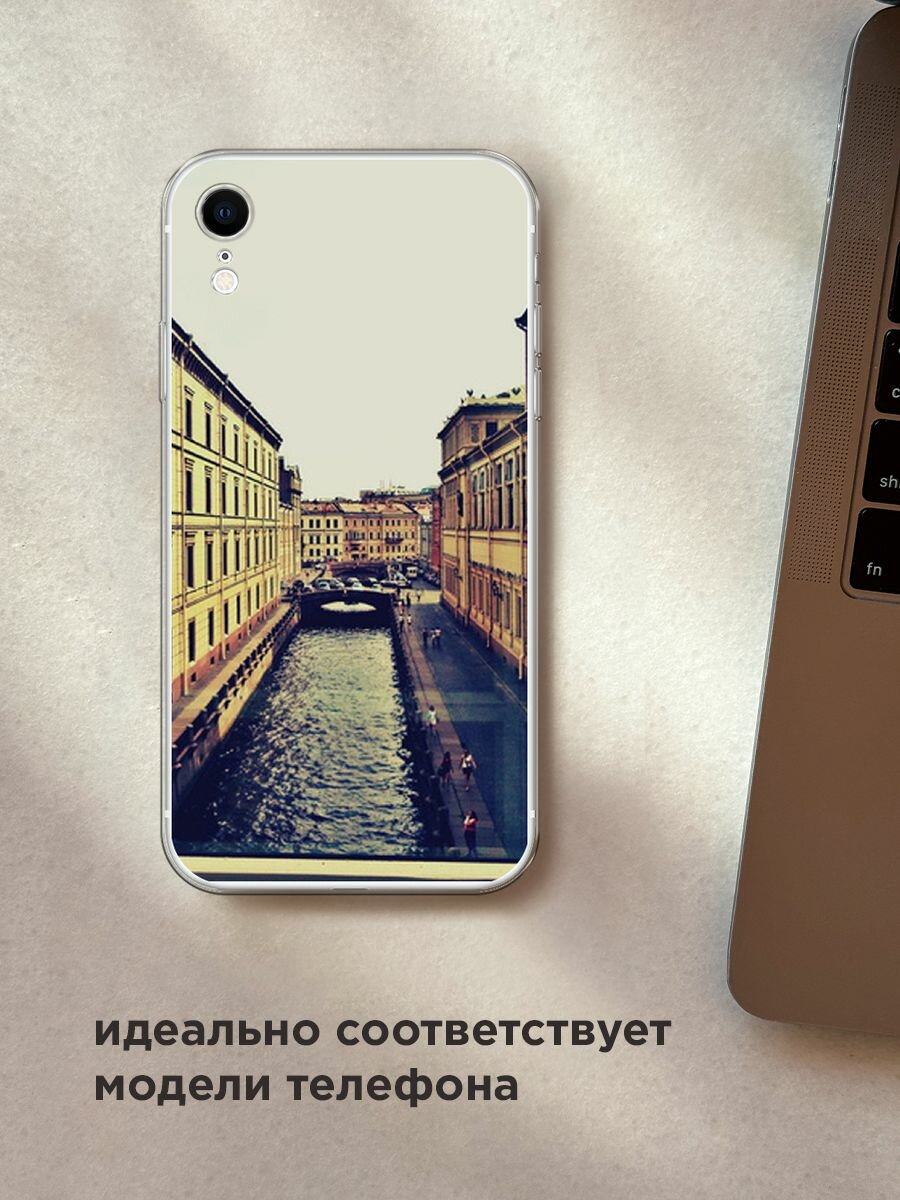 Чехол на Apple iPhone XR / Айфон XR с принтом "Санкт-Петербург" — фото 1