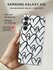 Чехол на Samsung Galaxy A16 / Самсунг А16 с принтом "Hearts doodle black 1"