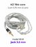 KZ Silver Cooper Mixed 784 Core Cable, серебристый, кабель для наушников