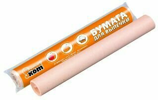 Бумага для выпекания 28см*6м рыжий КОТ в ПВХ