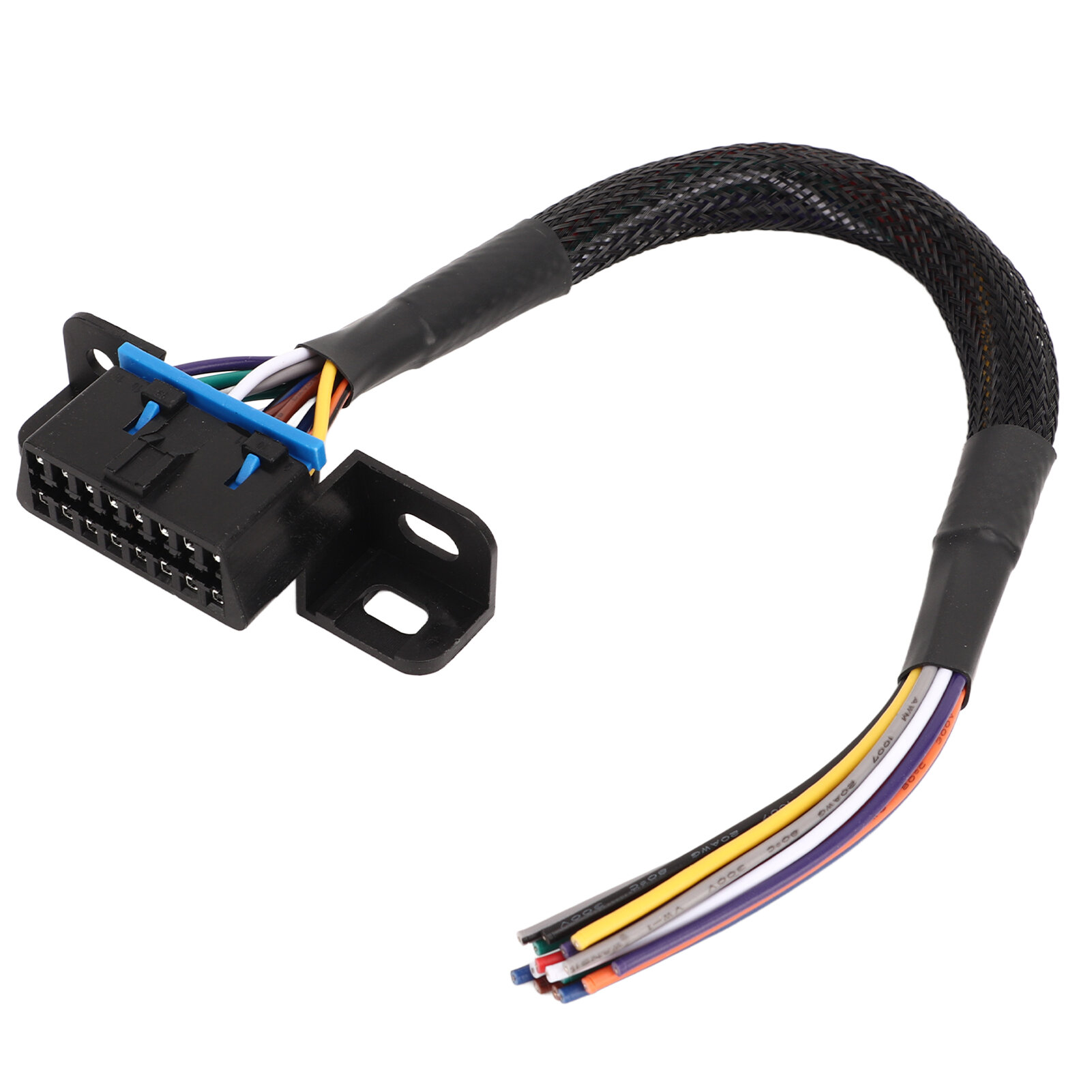 Кабель OBD2 16PIN женский к открытому, прочный, износостойкий, жгут проводов для порта приборной пан
