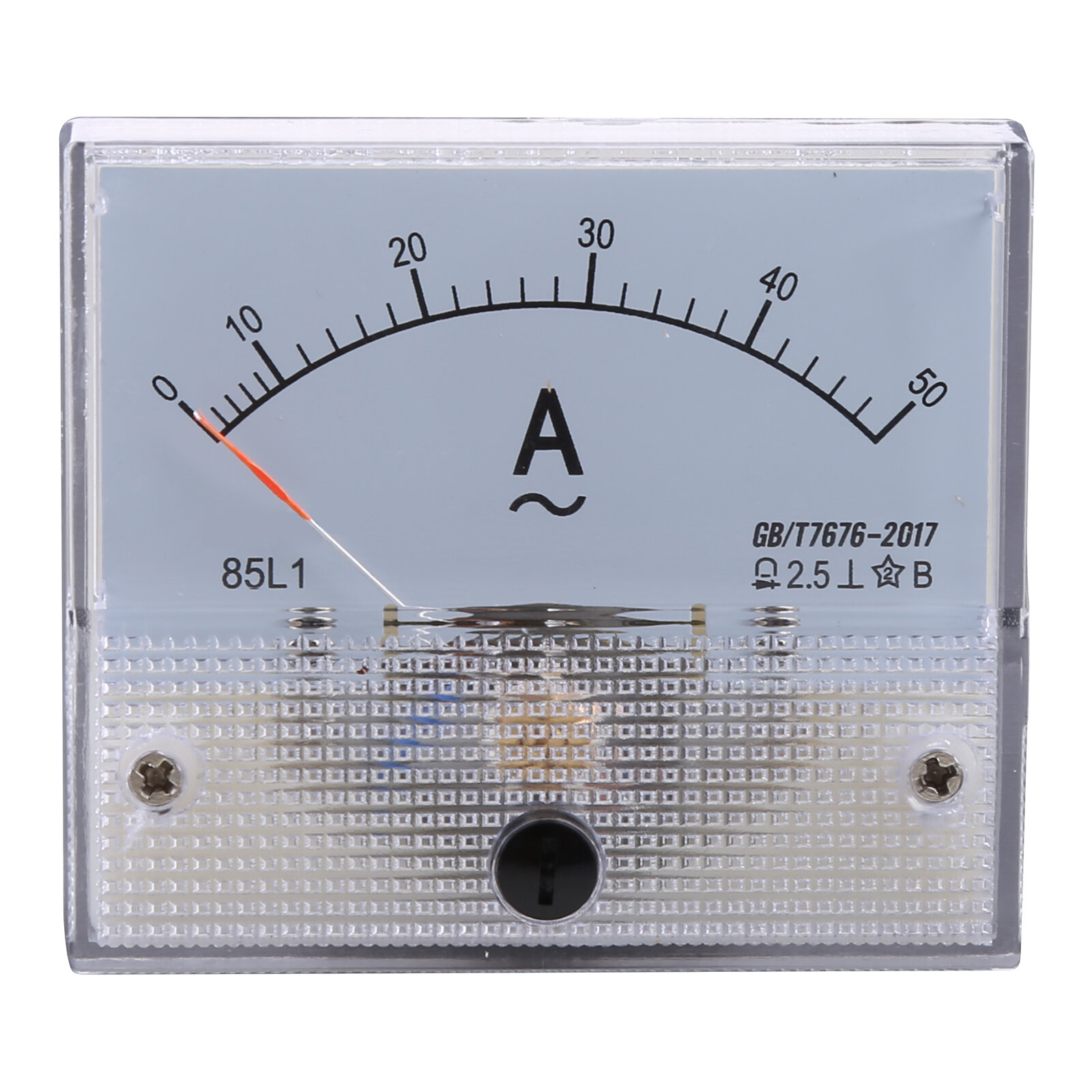 9 типов Ammeter Analog Amp Meter Meter Прямоугольник Панель -метр. Тестер 1a/2a/3a/5a/10a/15a/20a/30a/50a долговечный