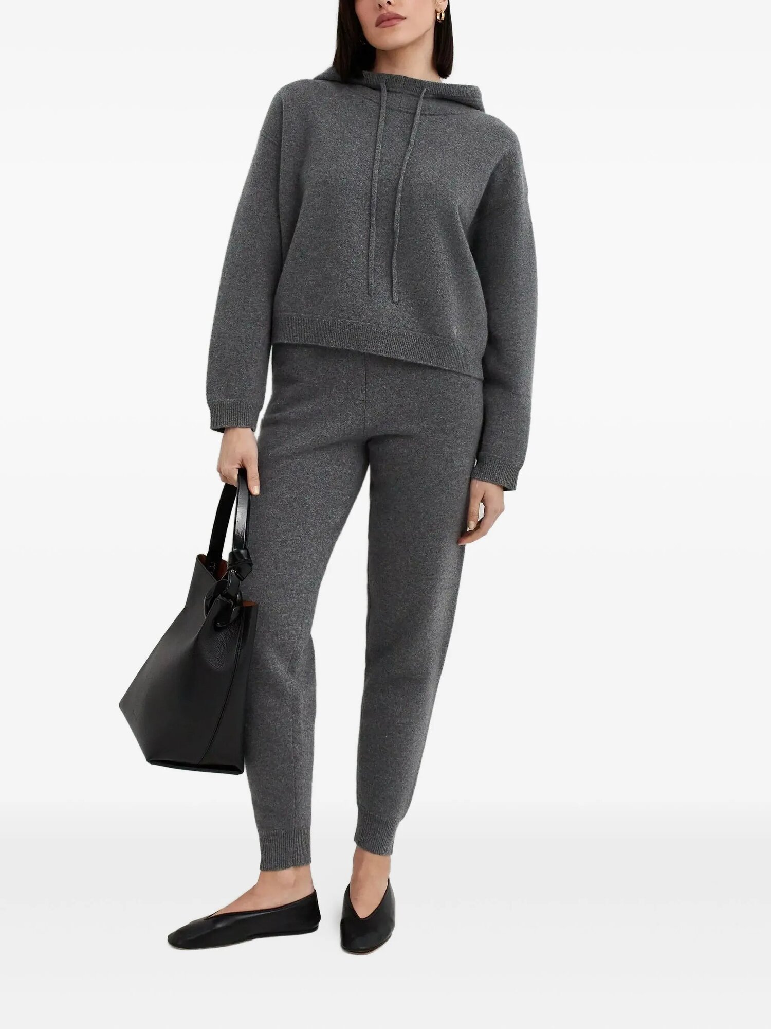 Худи LouLou Studio Sarla, размер 36, , серый — фото 1