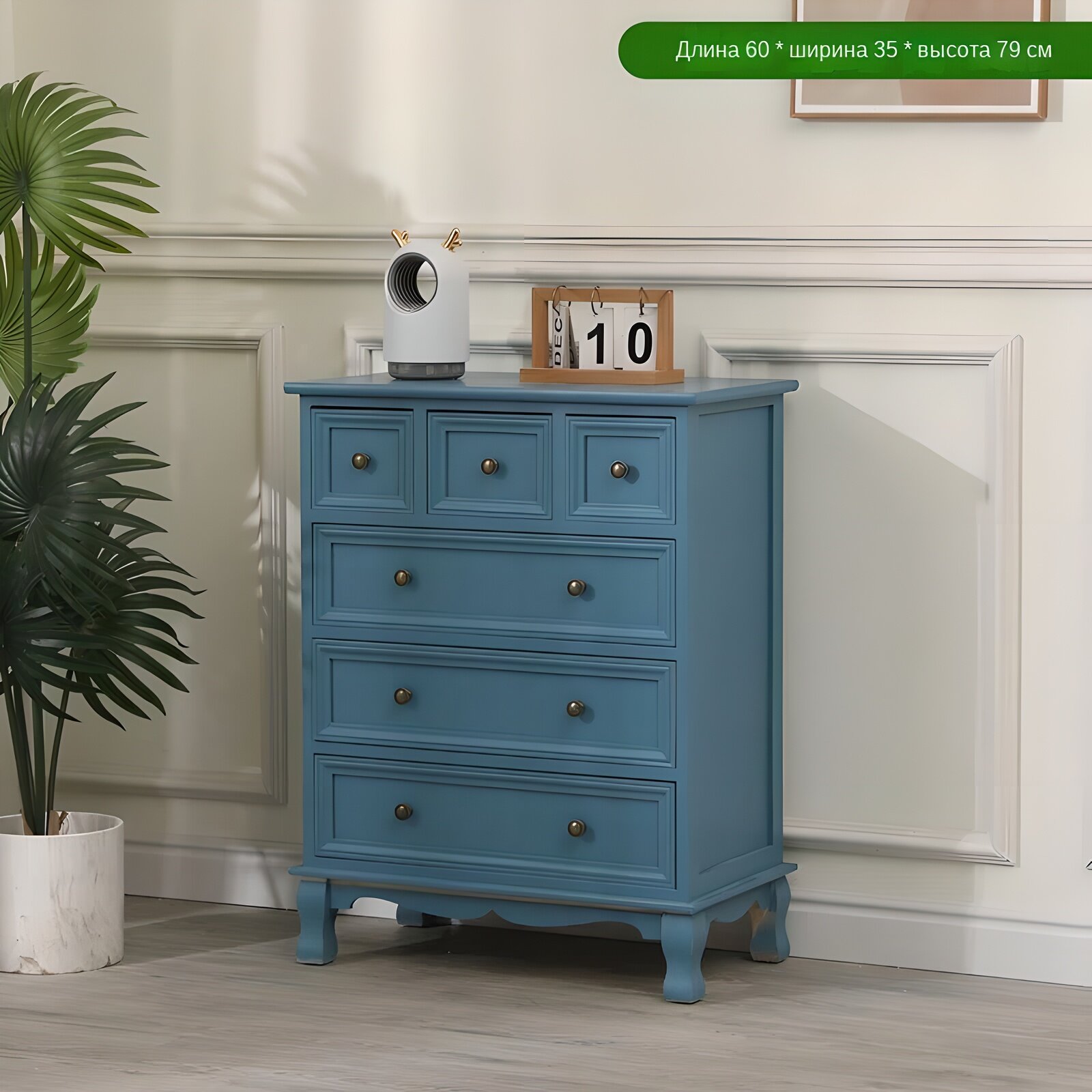 Буфет, в ретро-стиле, для дачи/дома/сада, из массива дерева, с доводчиками